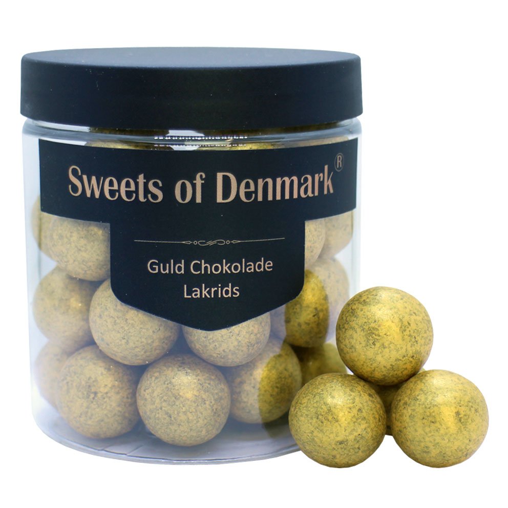 Sweets of Denmark Guld Choko-Lakrids | Mælkechokolade og sød lakrids i ...
