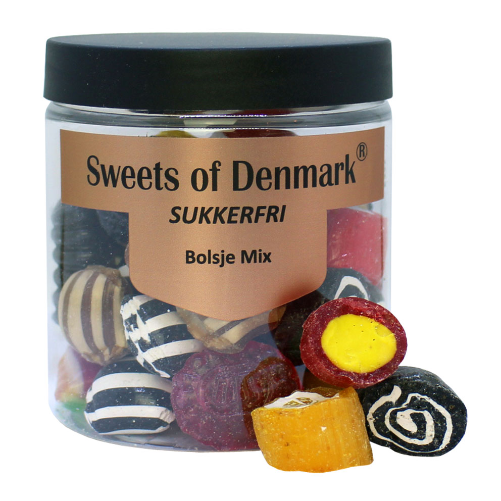 Sweets of Denmark Sukkerfri Bolsjemix | En skøn blanding af udsøgte ...