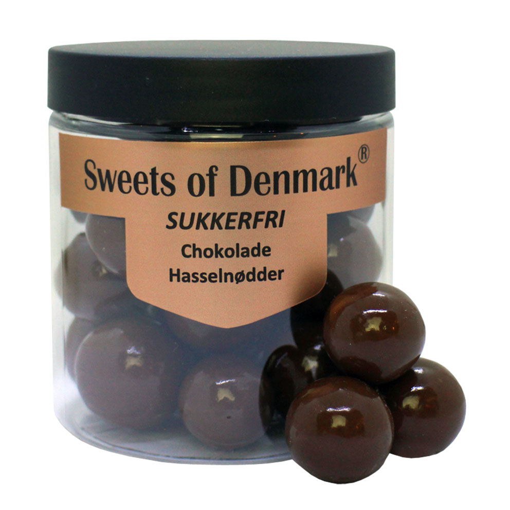 Sweets of Denmark Hasselnødder med chokolade uden tilsat sukker ...
