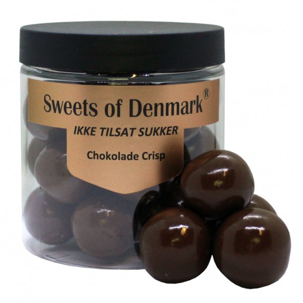 Sweets of Denmark Chokolade Crisp uden tilsat sukker | Kugler af ...